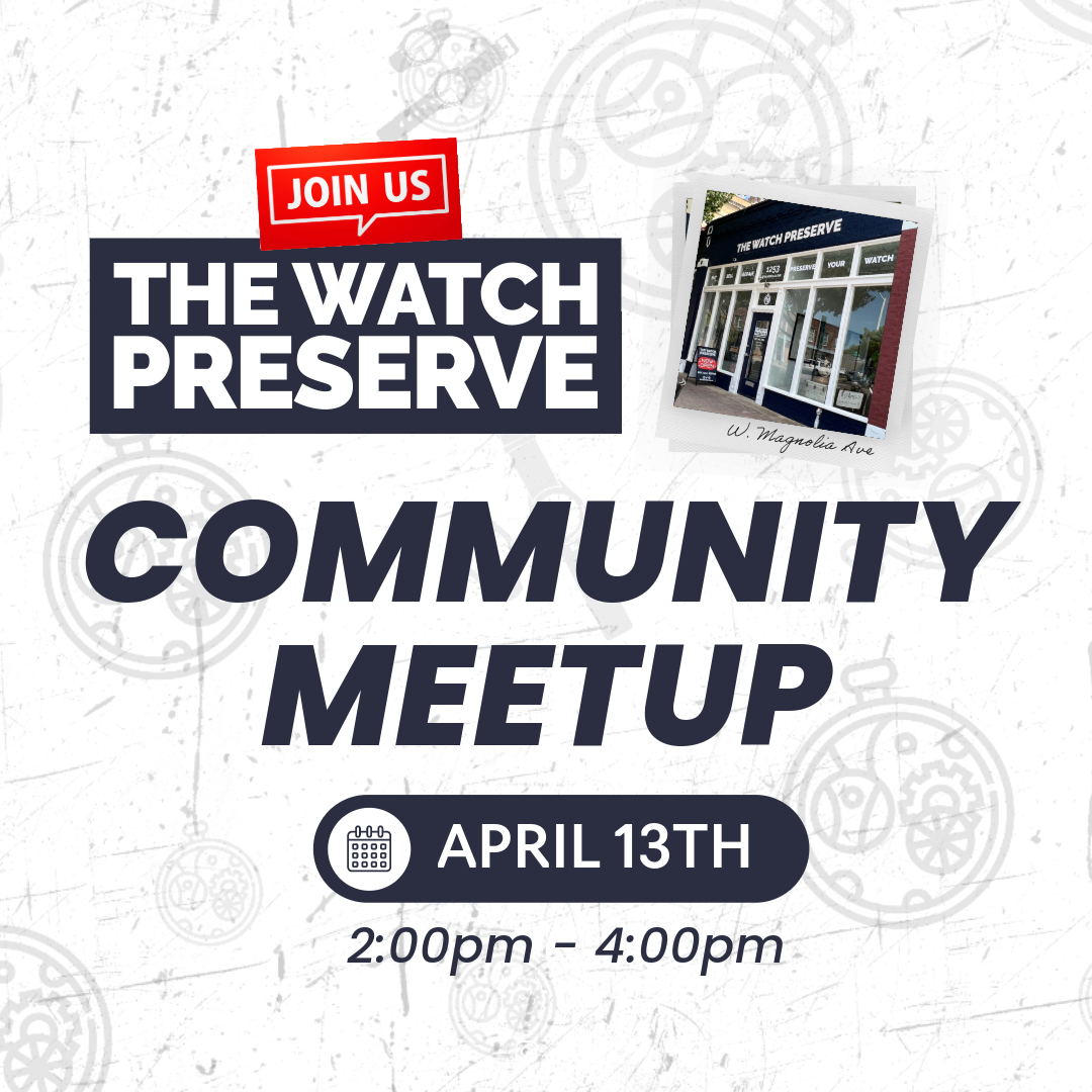 The Watch Preserve Community Meetup - April 13 - Fort Worth TX ...