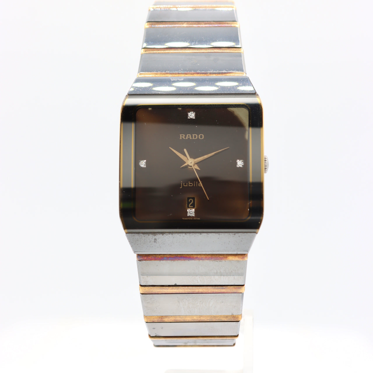 Vintage Rado 129.0266.3 Jubilé Anatom Men's Quartz Wristwatch Steel ...