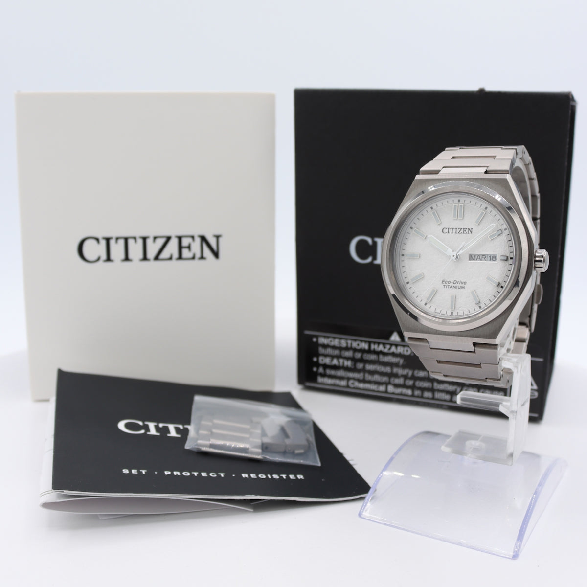 Citizen AW0130-85A Zenshin Three-Hand Men's Wristwatch J800 Japan Tita ...