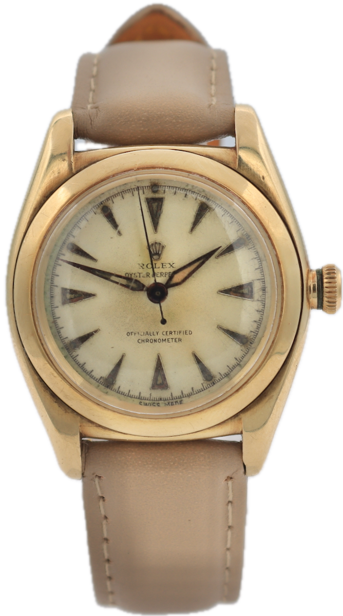 Vintage 1947 Rolex 3131 Bubble Back Men's Automatic Wristwatch Swiss 1 ...