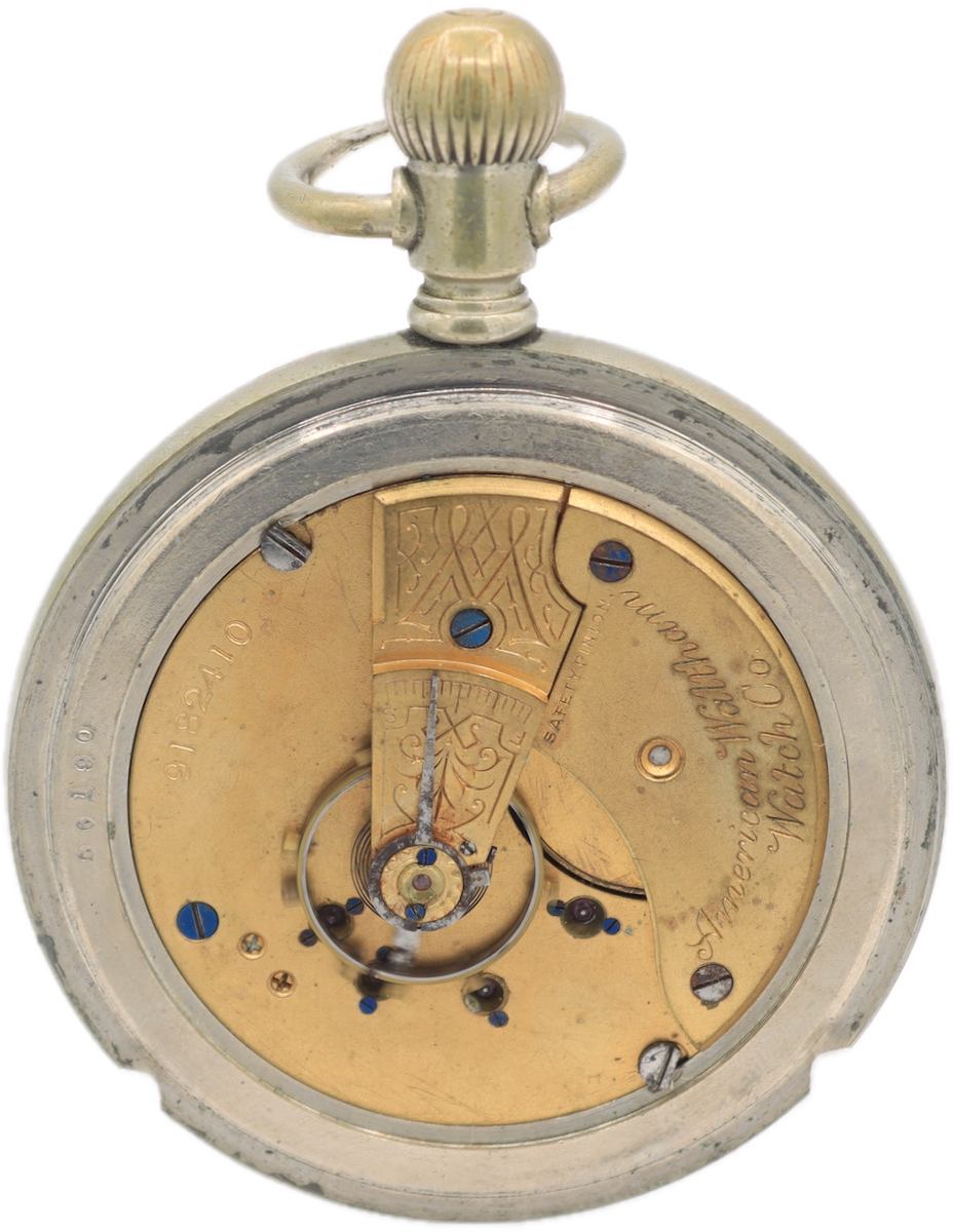 Antique 18s 1899 Waltham 11 Jewel Mechanical Pocket Watch 3 Silveroid ...