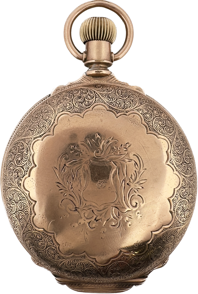 Antique 18 Size Hamilton Hunter Pocket Watch Grade 925 Gold Filled Run ...
