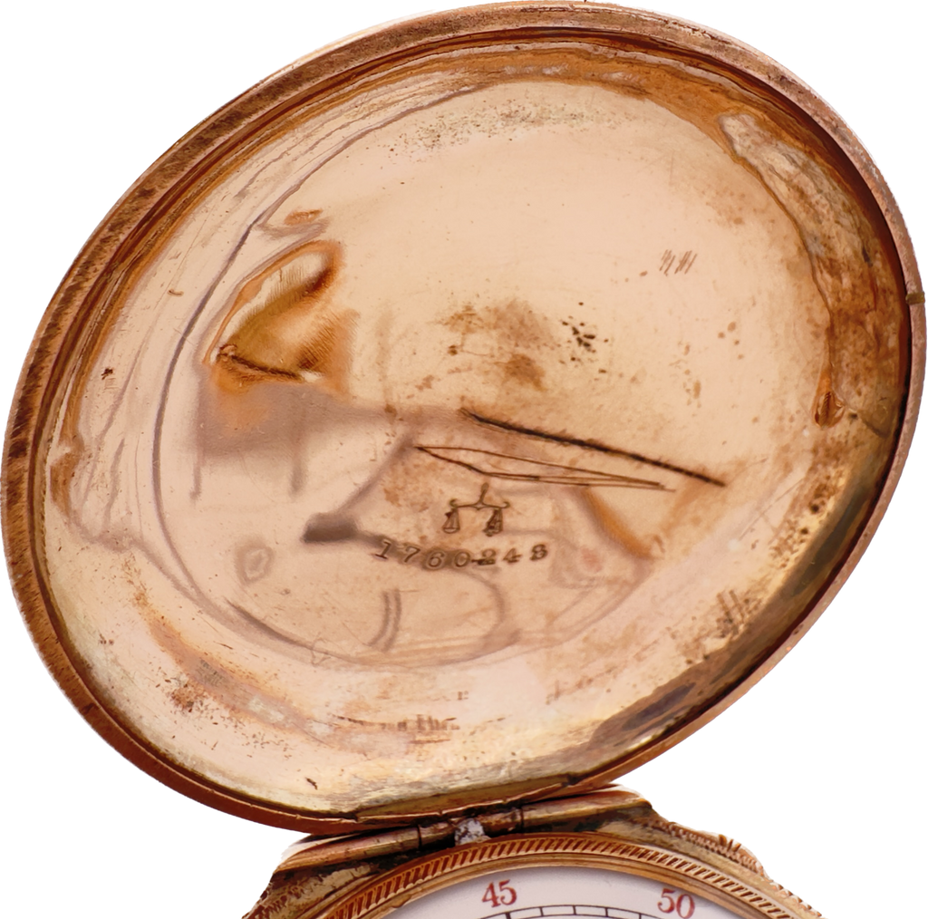 Antique 18 Size Hamilton Hunter Pocket Watch Grade 925 Gold Filled Run ...