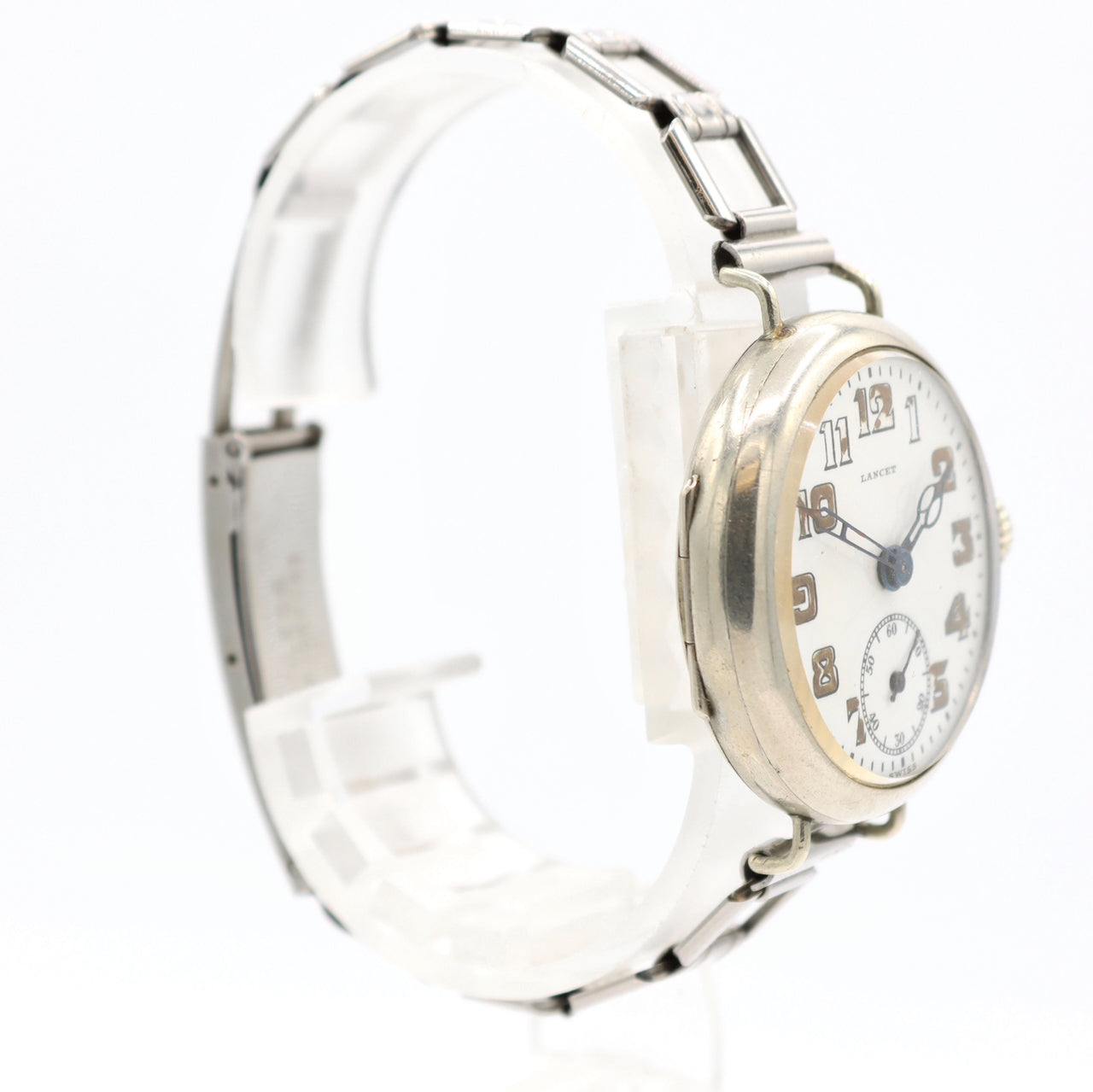 Vintage 33mm Lancet World War 1 Trench Men's Mechanical Wristwatch Swi ...