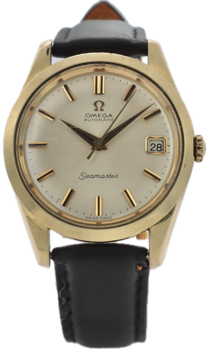 Vintage Omega CD 166.010 Seamaster Men's Automatic Wristwatch 562 Gold ...