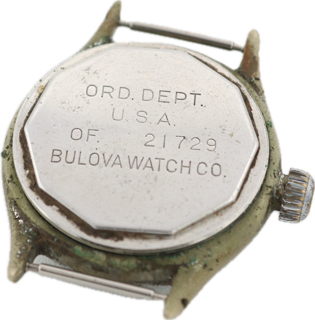 Vintage 32mm Bulova WW2 US Military Men's Mechanical Wristwatch 10 AK ...