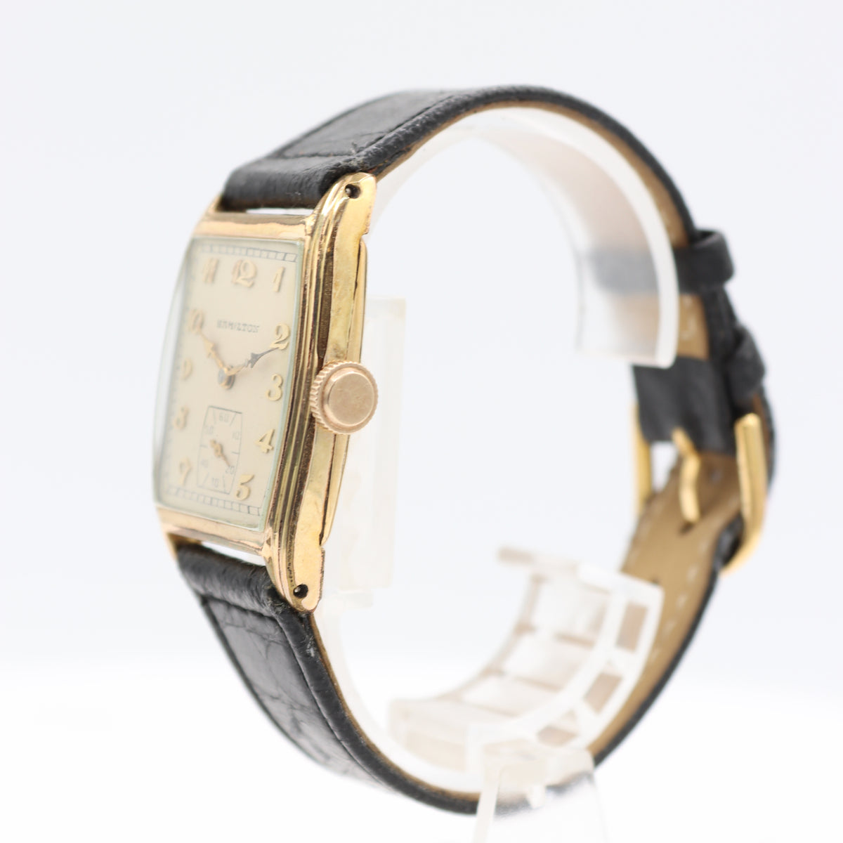 Vintage Hamilton Webster Men's Mechanical Wristwatch 987-F USA 14k GF ...