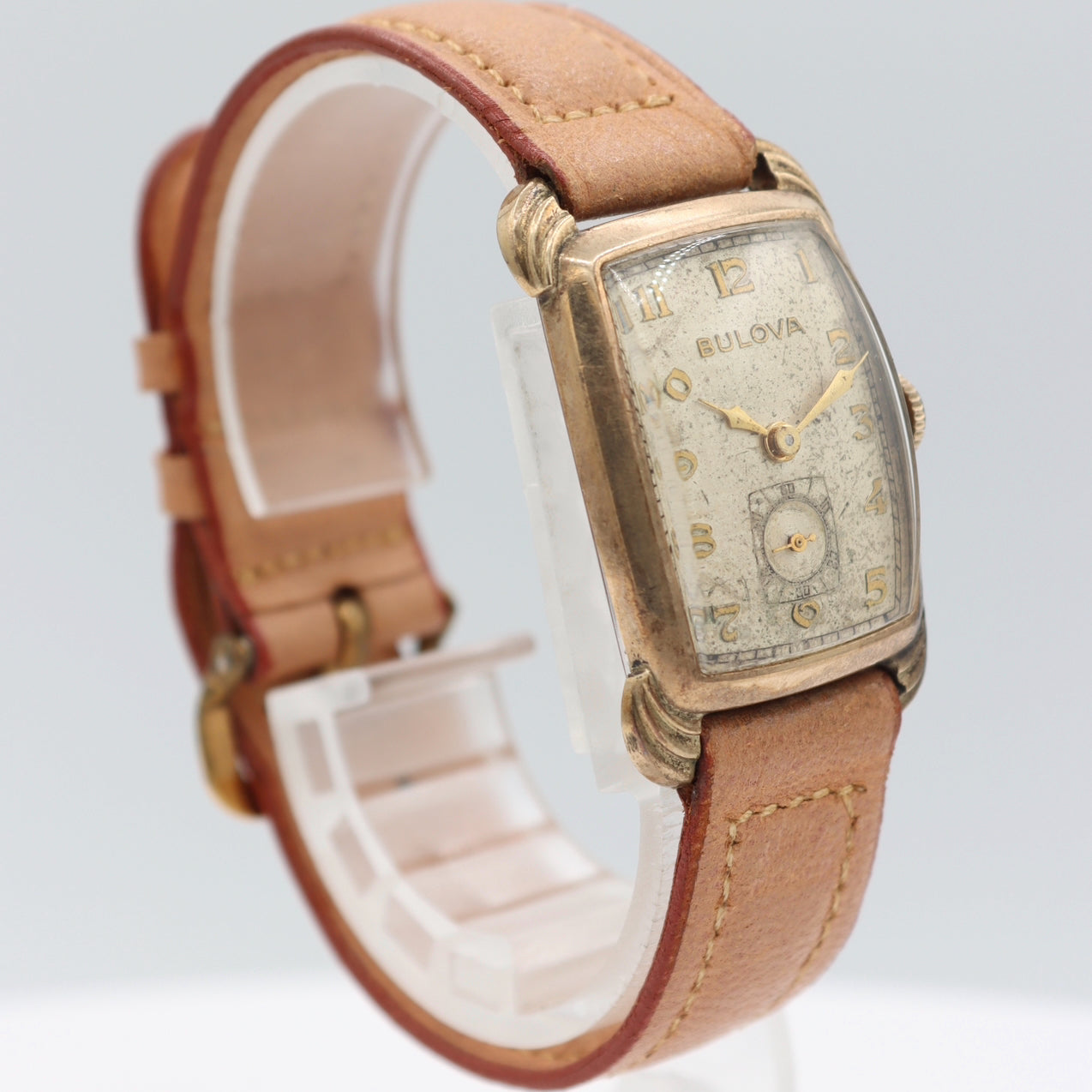 Vintage Bulova Senator Men's Mechanical Wristwatch 8AH 10k Rolled Gold ...