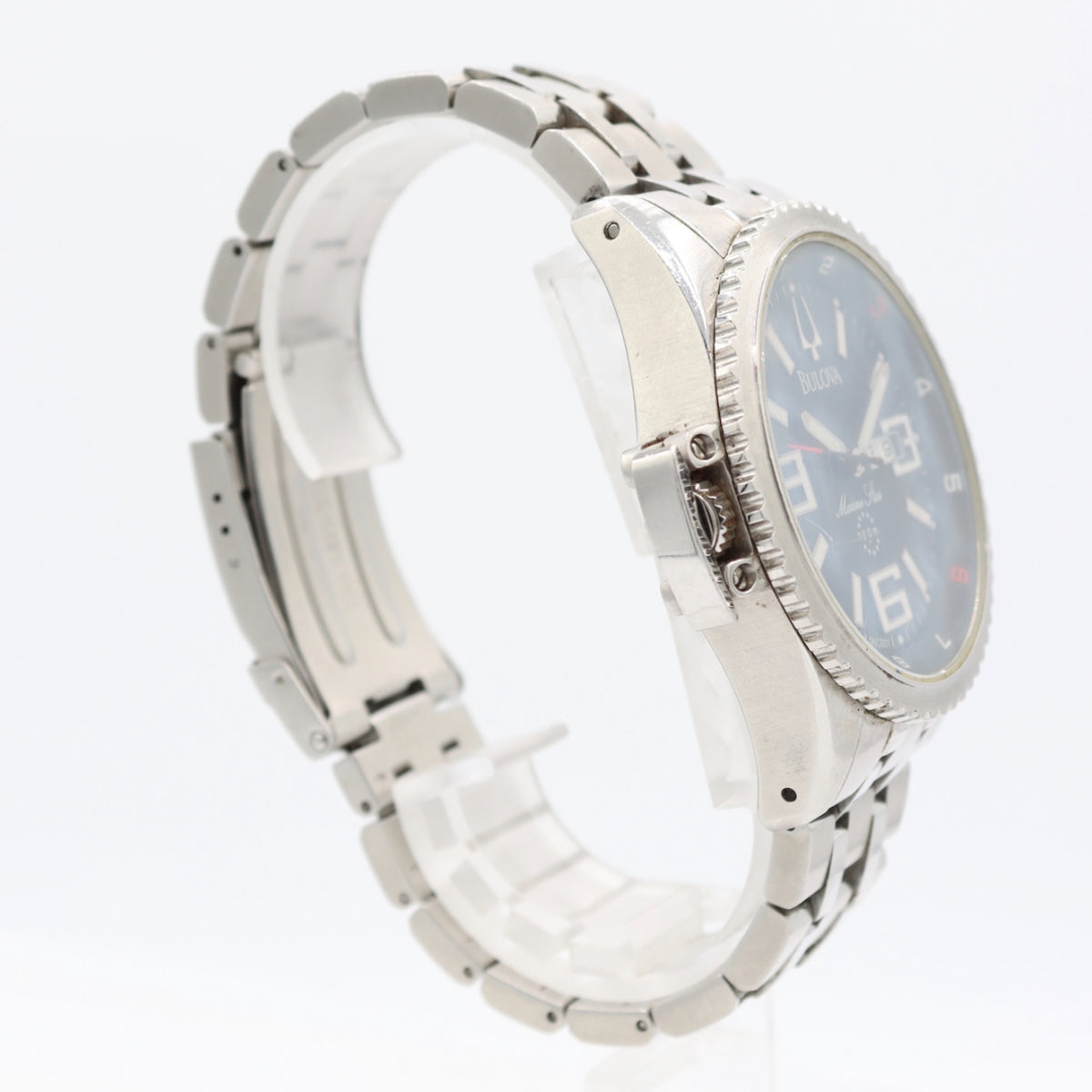 44mm Bulova Marine Star Rotating Inner Bezel Men's Quartz Wristwatch S ...