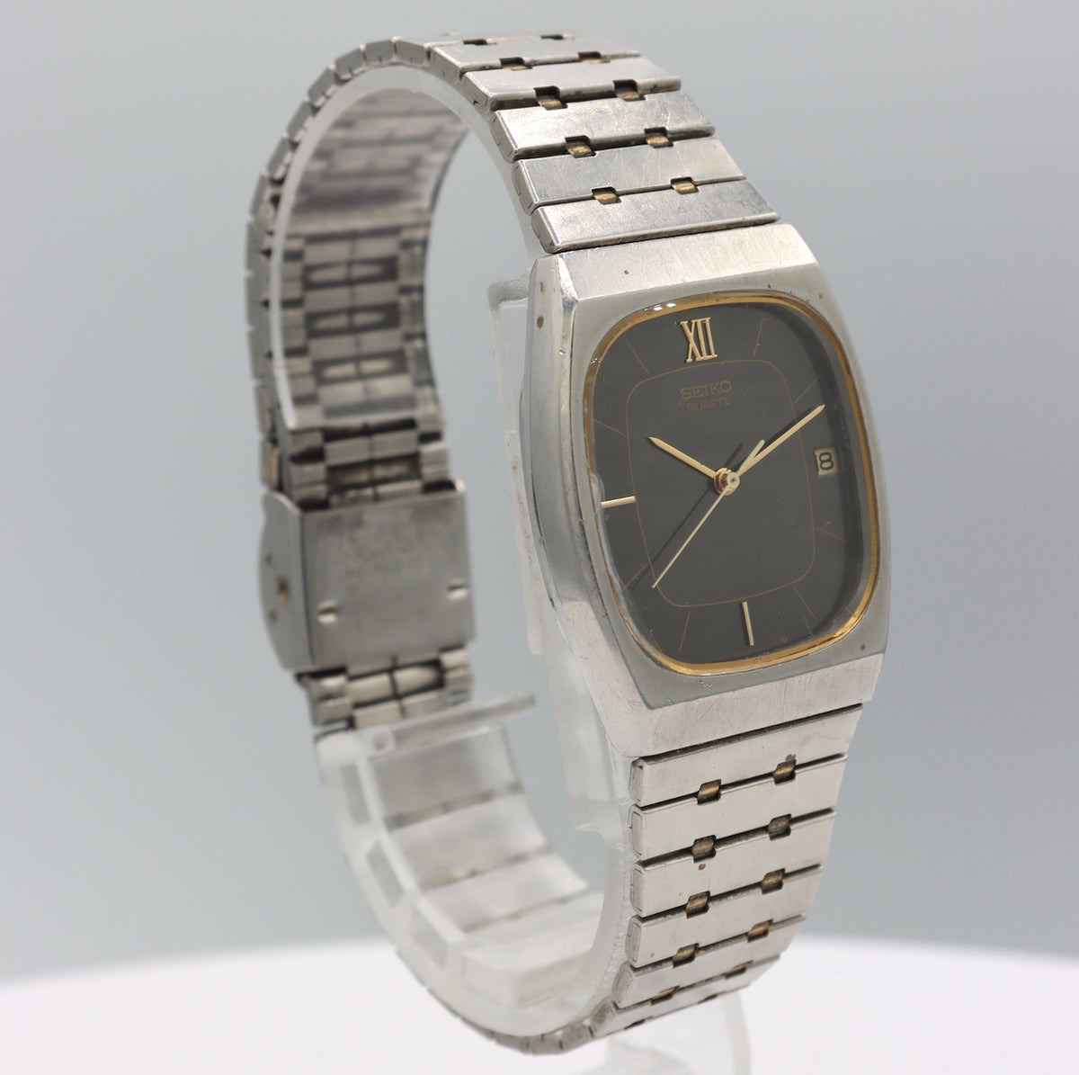 Vintage 28mm Seiko 6532-5109 Men's Quartz Wristwatch 6532 Japan Steel ...