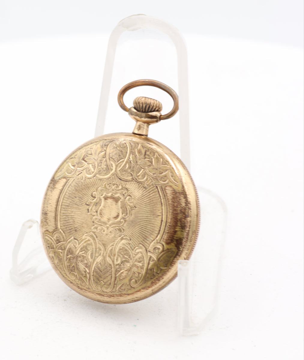 Antique 12s 1921 NY Standard Fancy Engraving 15 Jewel Pocket Watch 157 ...