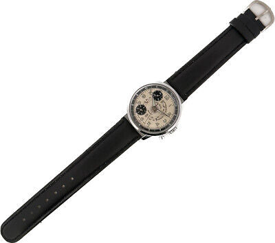 Vintage Nelson Panda Dial Men's Basic Chronograph Wristwatch Swiss Mad ...
