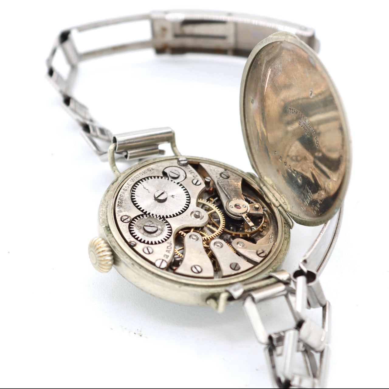 Vintage 33mm Lancet World War 1 Trench Men's Mechanical Wristwatch Swi ...