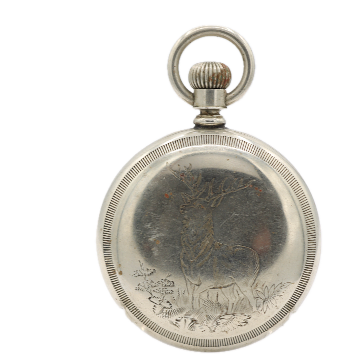 Antique 18s Appleton Tracy & Co. 17 Jewel Mechanical Pocket Watch Silv ...