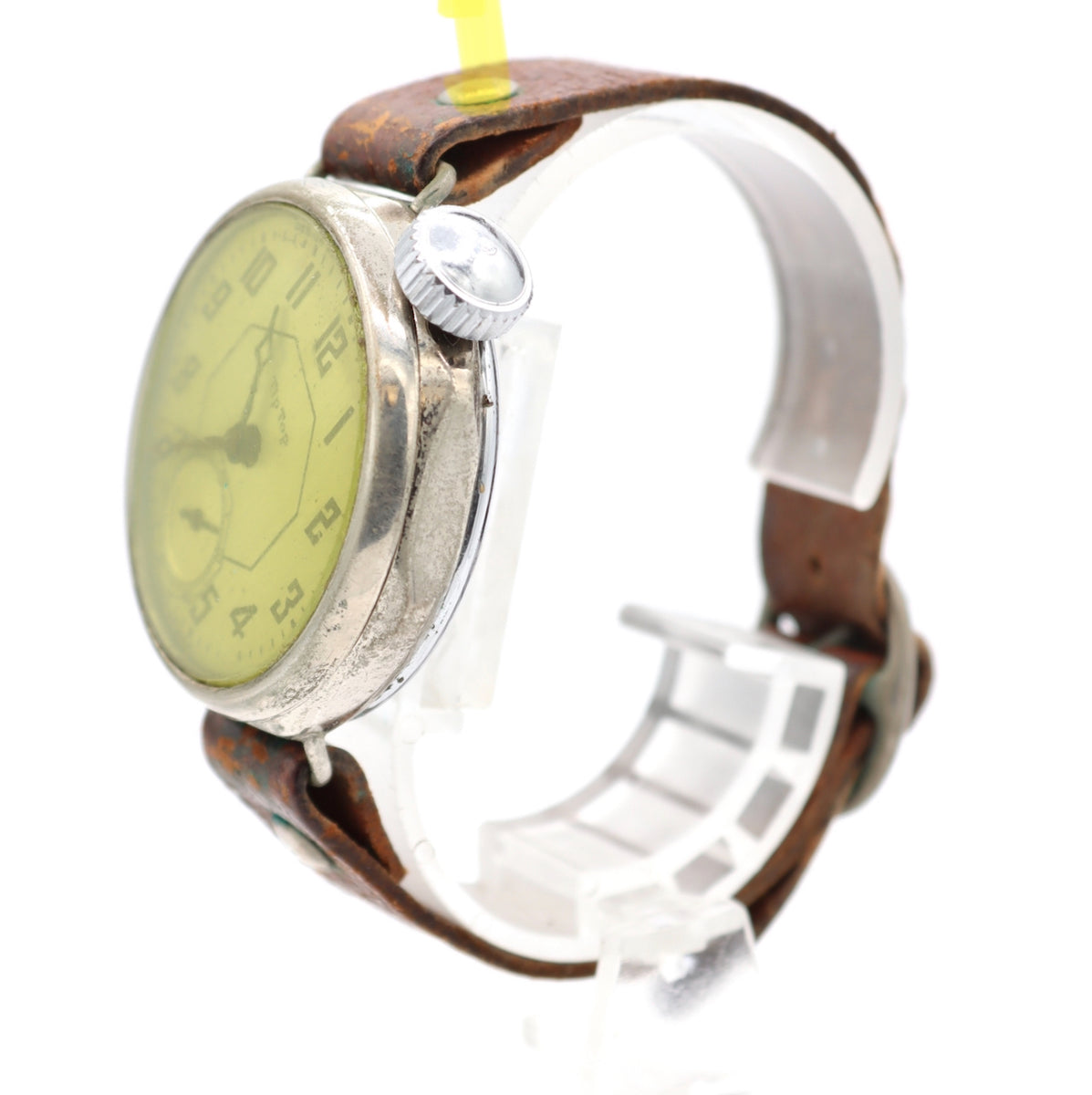 Vintage 36mm New Haven Clock Co. Tip Top Octagon Offset Crown Men's Wr ...