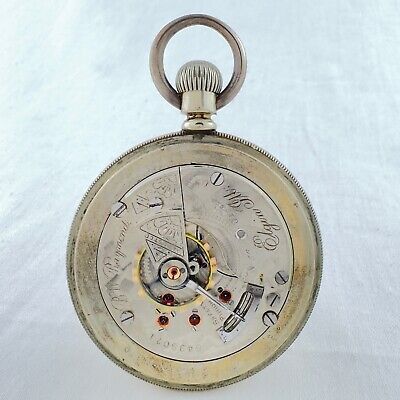 Antique 18S Elgin B.W. Raymond 17J Railroad Pocket Watch 180 w Gilt Tr ...