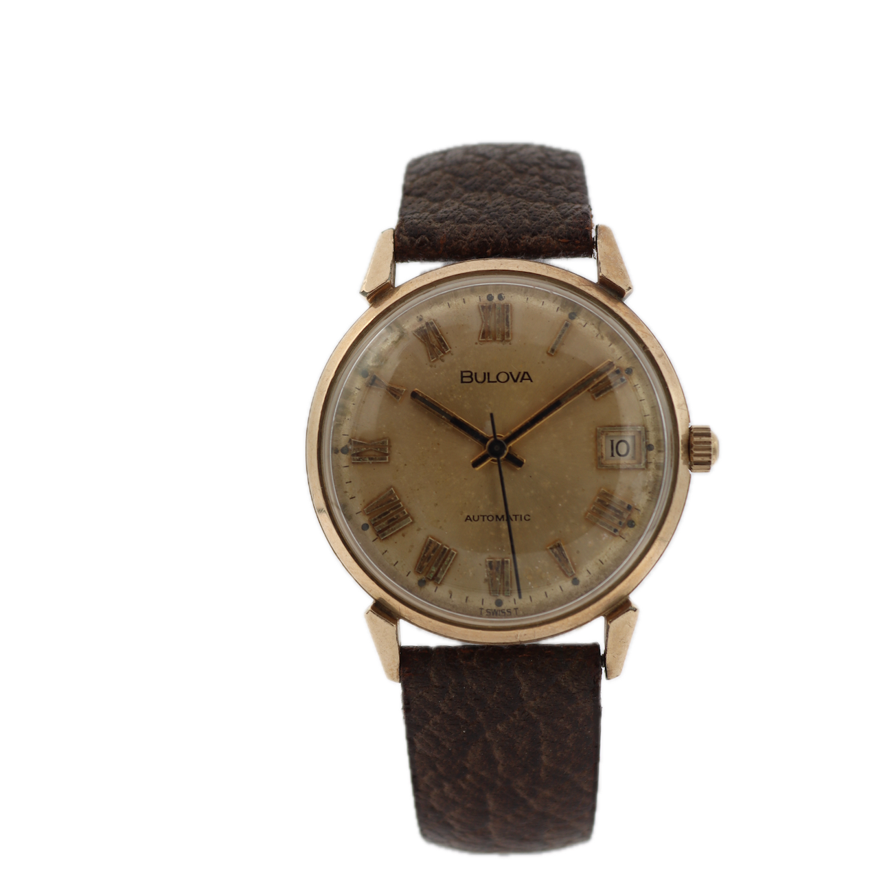 Vintage 1971 Bulova Men's Automatic Wristwatch 11 A0ACD Swiss 10k RGP ...
