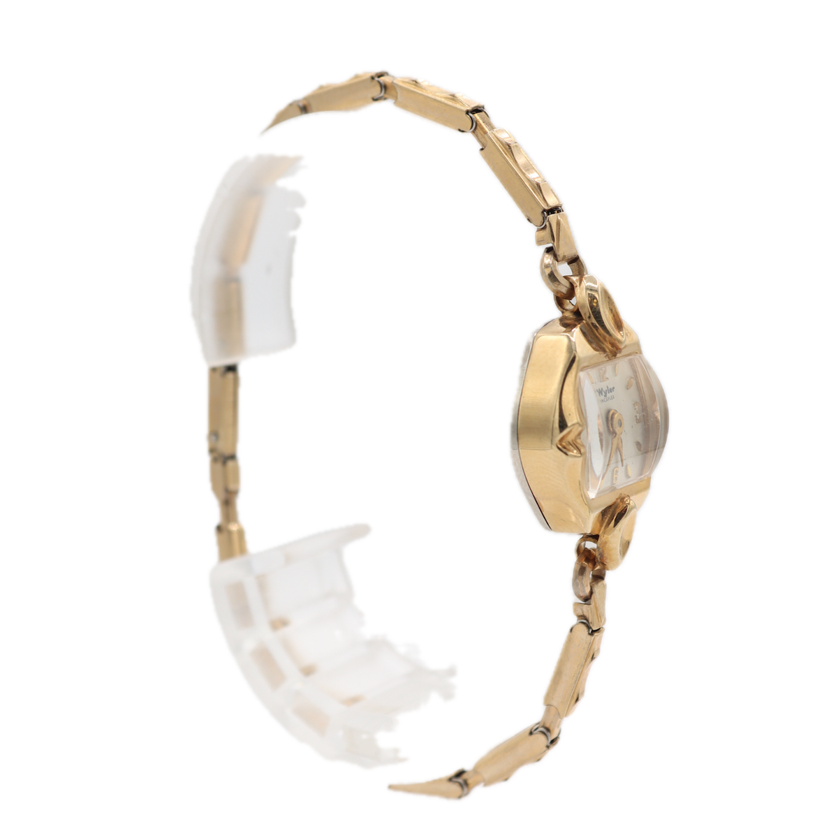 Vintage 17mm Wyler Ladies Mechanical Wristwatch WG 31 Swiss 10k RGP ...