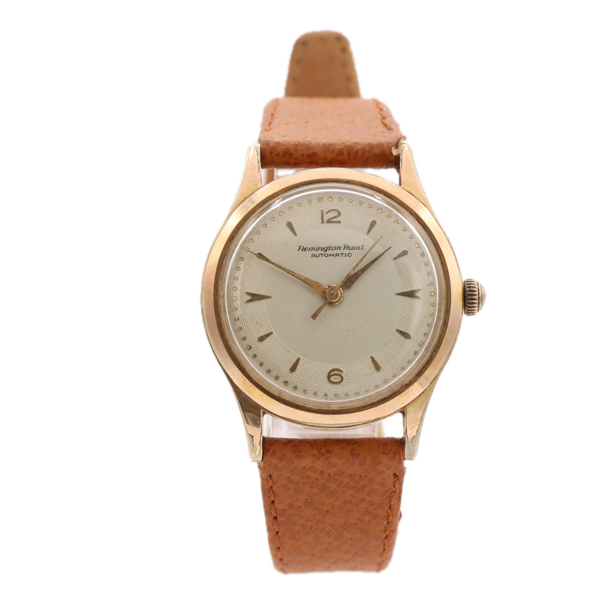 Vintage Remington Rand Men's Automatic Wristwatch 1361 Swiss Steel & G ...