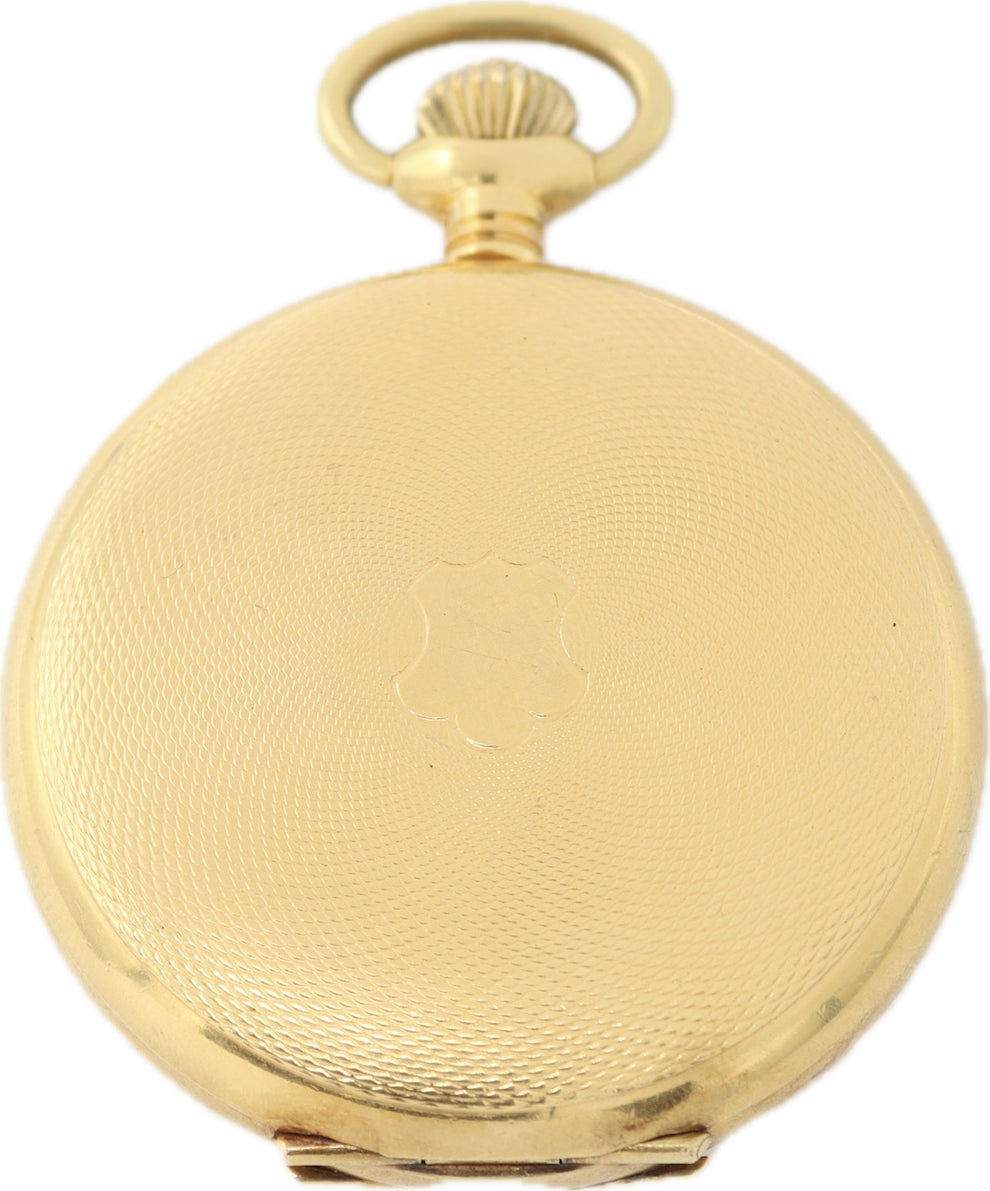 Vintage Nastrix 17 Jewel Hunter Pocket Watch Unitas 6498 Gold Tone Gui ...