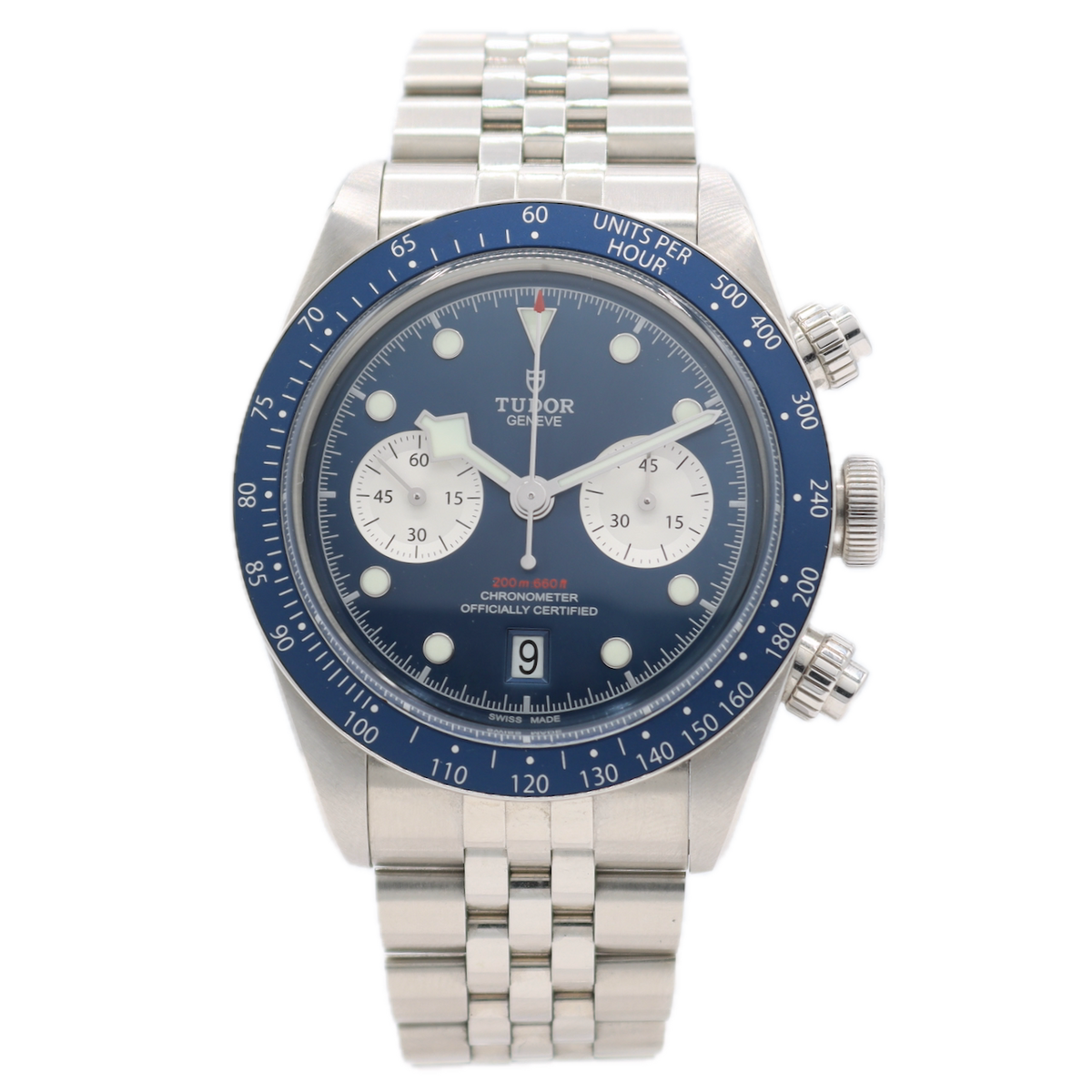 41mm 2024 Tudor 79360B Black Bay Chrono Blue Men's ChronographWristwat ...