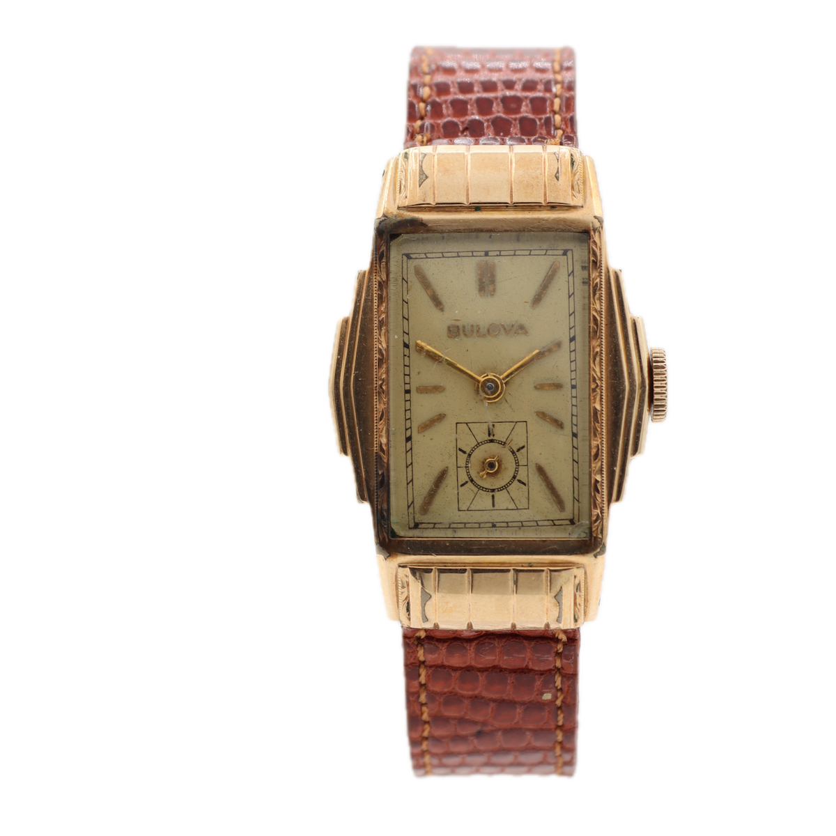 Vintage Doric Rite Angle Art Deco Men's Mechanical Wristwatch Swiss 10 ...