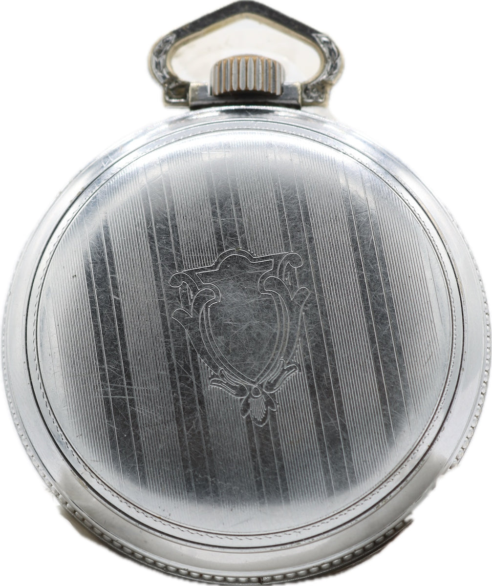 Antique 18S Waltham Two Tone Mechanical Pocket Watch P.S. Bartlett Bea ...