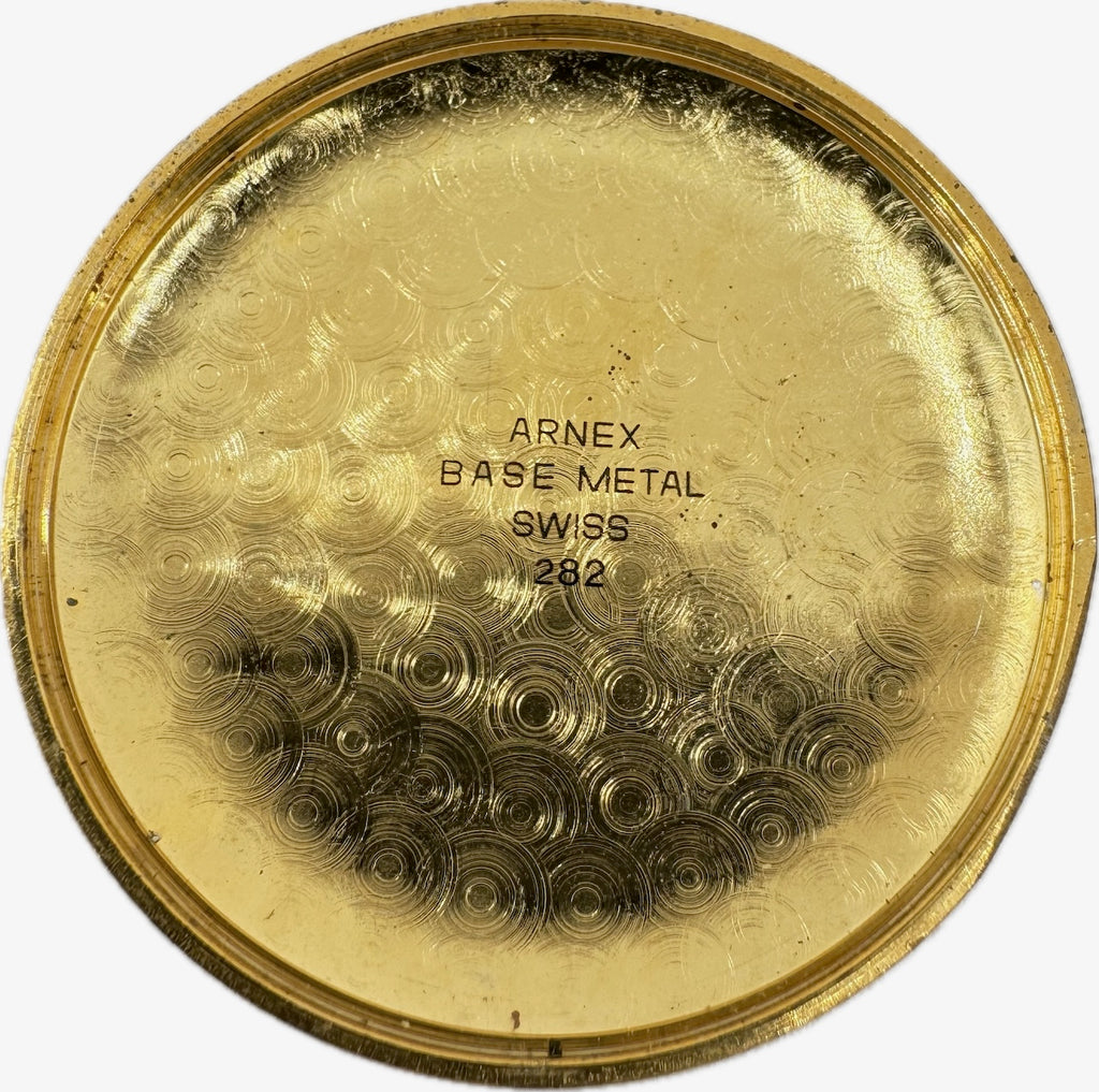 Vintage Arnex 17 Jewel Mechanical Hunter Pocket Watch w Fob Knife & Ch ...