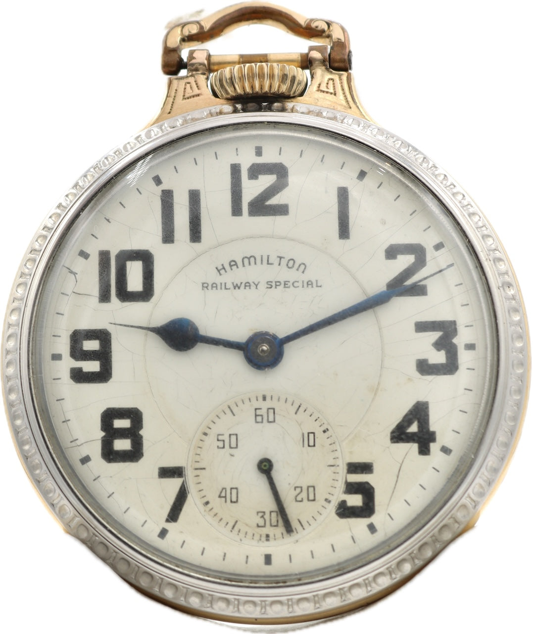 Antique 16 Size Hamilton Railway Special Bar Over Pocket Watch 992B Tw ...