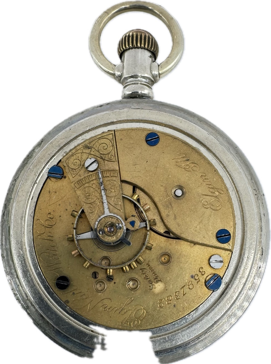 Antique 18S Elgin Mermod Jaccard St. Louis Mechanical Pocket Watch 73 ...
