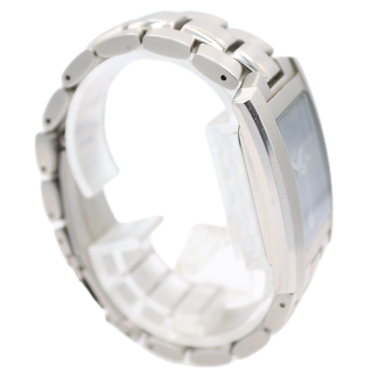 Vintage Kenneth Cole KC 3194 Blue Brushed Tank Men's Quartz Wristwatch ...