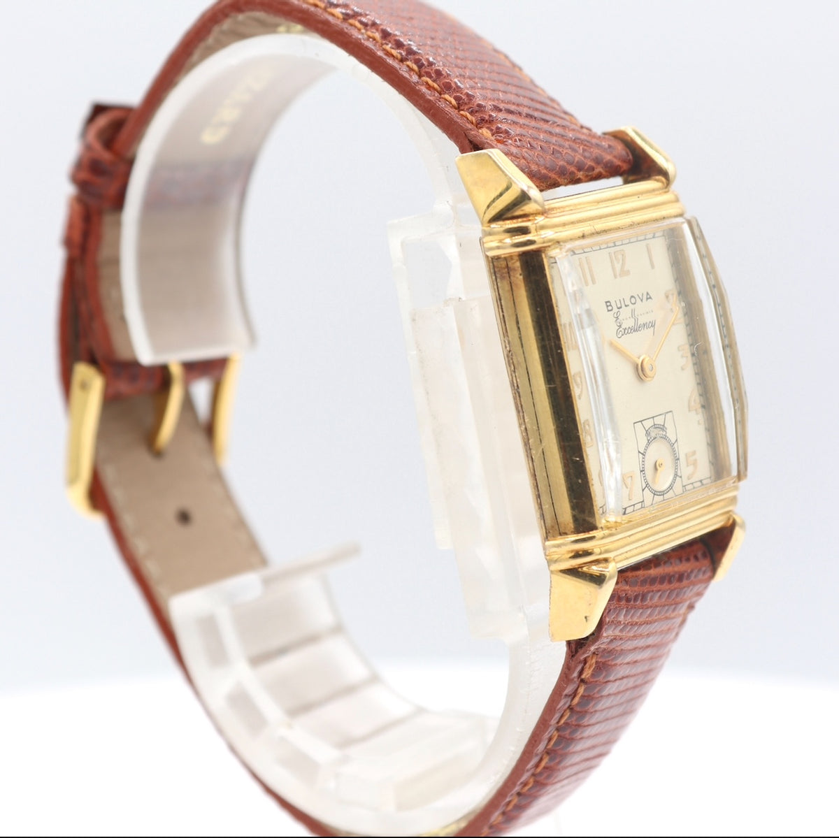 Vintage 21mm 1951 Bulova Excellency Men's Mechanical Wristwatch 7AA US ...