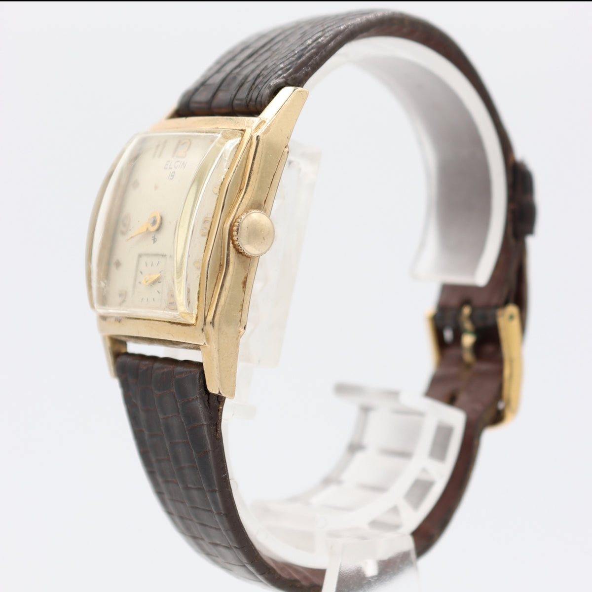 Vintage Elgin 5731 Amherst Men's Mechanical Wristwatch 681 USA 10k Gol ...