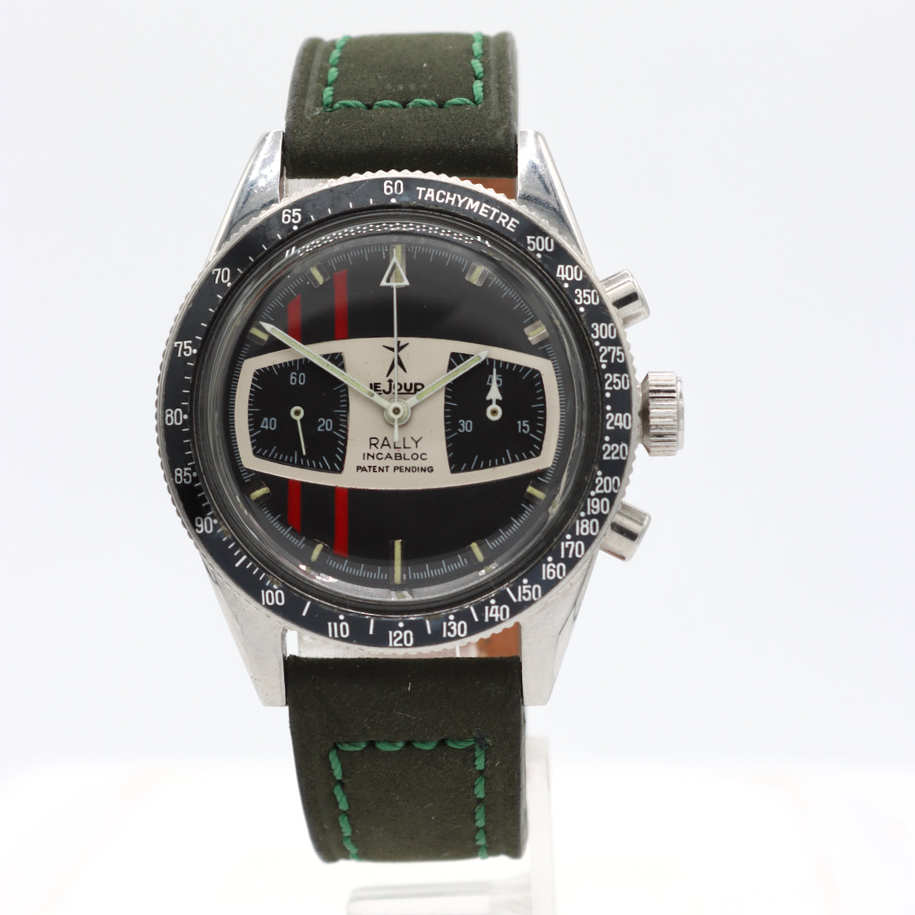 Vintage LeJour Rally Mario Andretti Men's Chronograph Wristwatch Valjo ...