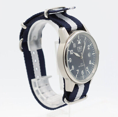 40mm IWI D2357 Pilot Watch 25 Jewel Men's Automatic Wristwatch ETA 282 ...