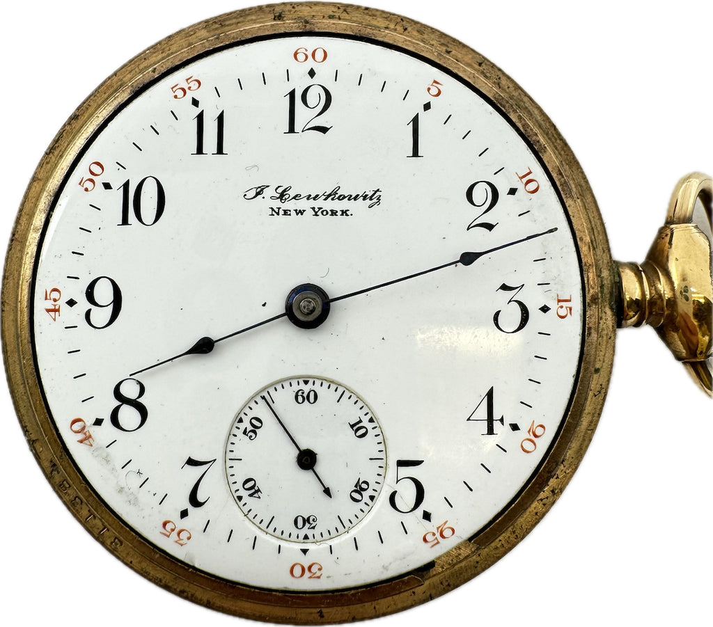 Antique 18 Size Illinois Mechanical Railroad Pocket Watch Grade 79 Gol ...