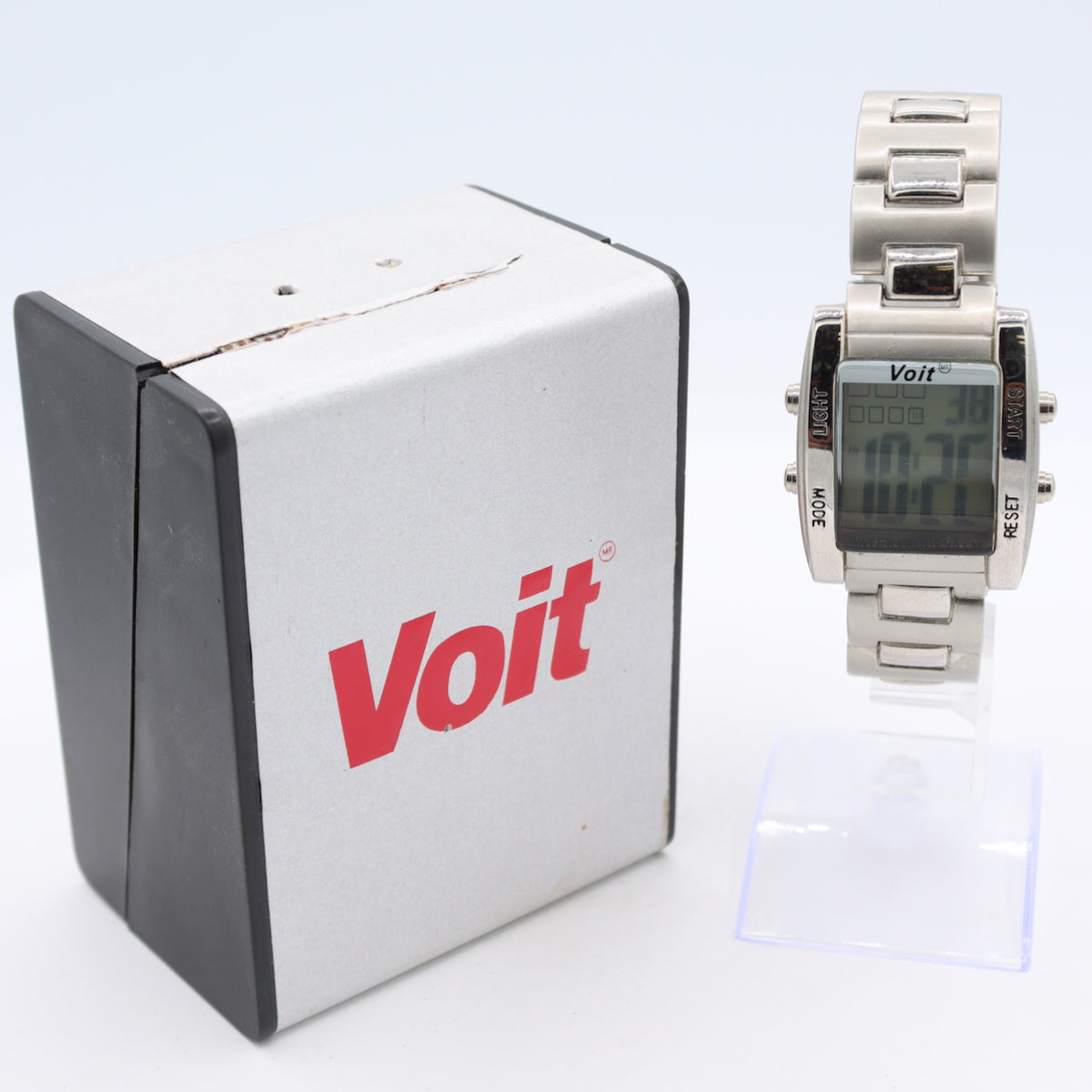 Vintage Voit 9284 Digital Sports Men's Digital LED Wristwatch S.Steel ...