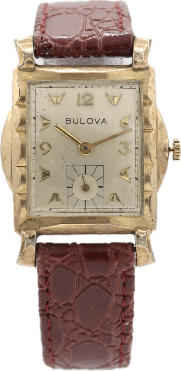 Vintage 1959 Bulova Senator Men's Mechanical Wristwatch 11AF USA 10k R ...