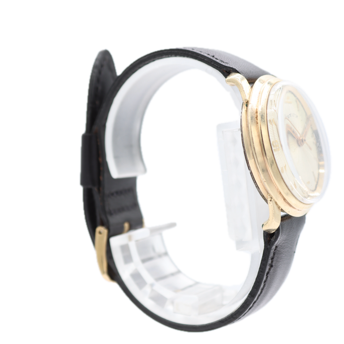 Vintage Hamilton Men's Mechanical Wristwatch 671 Swiss 10k RGP & Steel ...