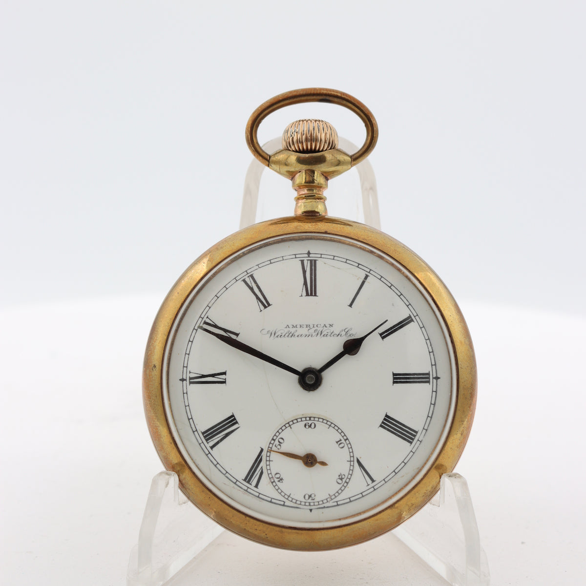 Antique 18s 1880 Appleton T. Locomotive 15 Jewel Pocket Watch Waltham ...