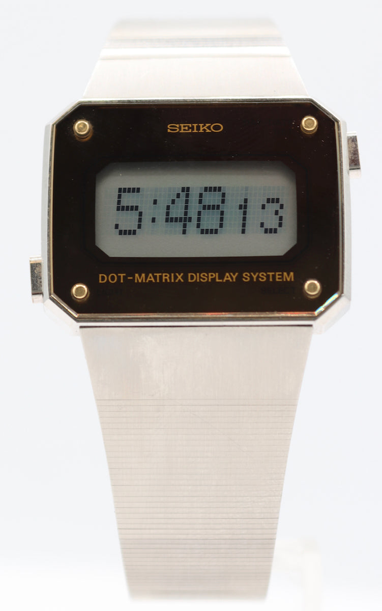 Vintage 1980 Seiko D031-401H Dot Matrix Men's Quartz LCD Wristwatch D0 ...