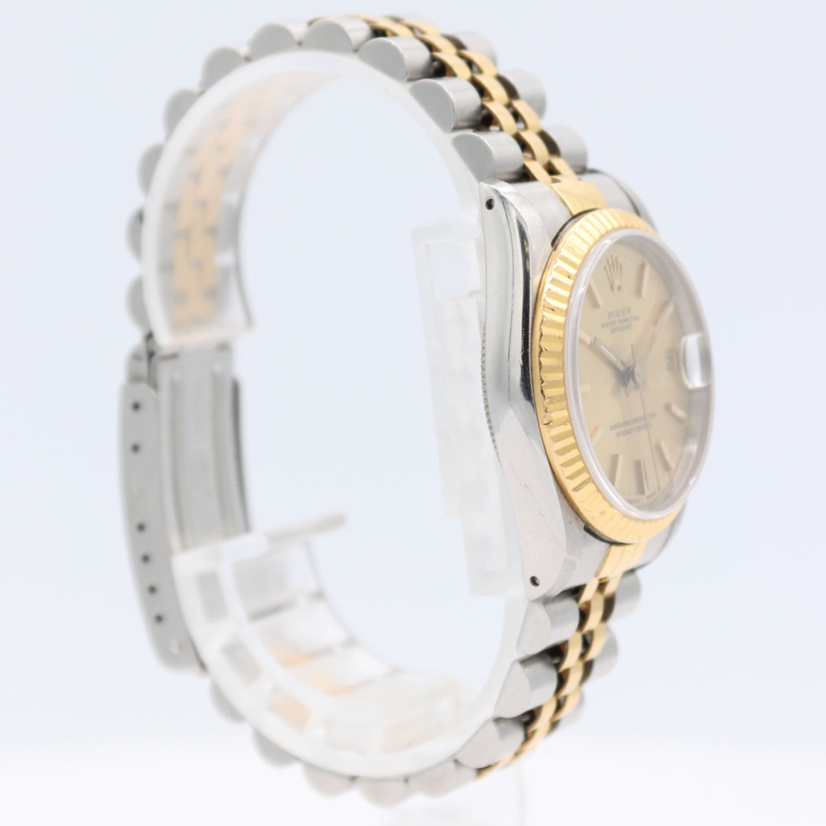 Vintage 30mm Rolex 68273 Date Ladies Automatic Wristwatch 2135 Steel ...