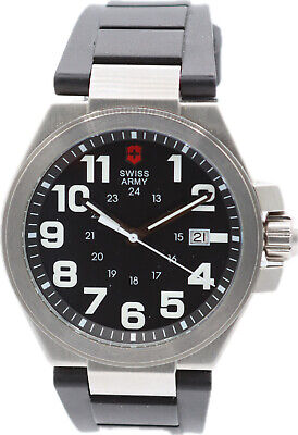 42mm Victorinox Swiss Army 241163 Convoy Men's Quartz Wristwatch Steel ...