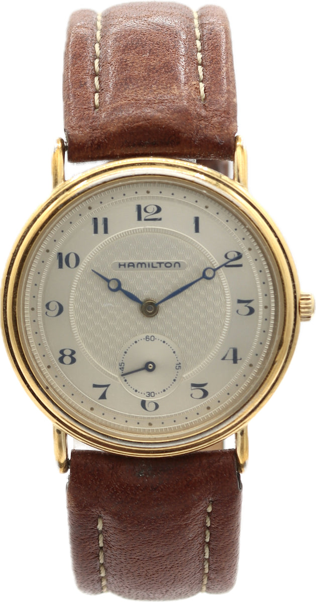 Vintage 32mm Hamilton 6210 Registered Edition Men's Quartz Wristwatch ...