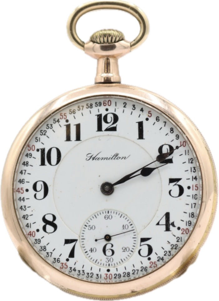 Antique 16S Hamilton Montgomery Mechanical Railroad Pocket Watch 996 1 ...