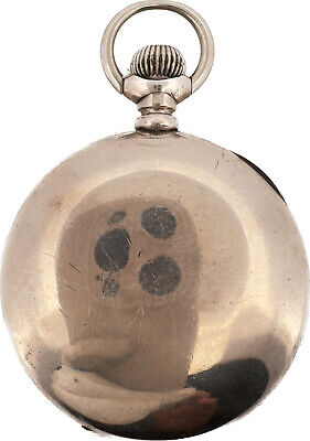 Antique 18 Size Rockford 15 Jewel Pocket Watch Grade 87 Sterling Silve ...