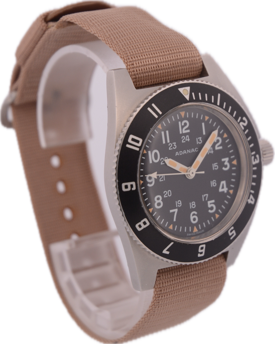 Vintage 1986 Gallet Adanac Military Navigator Men's Quartz Wristwatch – thewatchpreserve