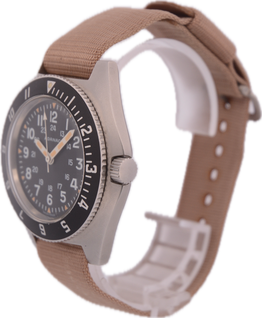 Vintage 1986 Gallet Adanac Military Navigator Men's Quartz Wristwatch ...