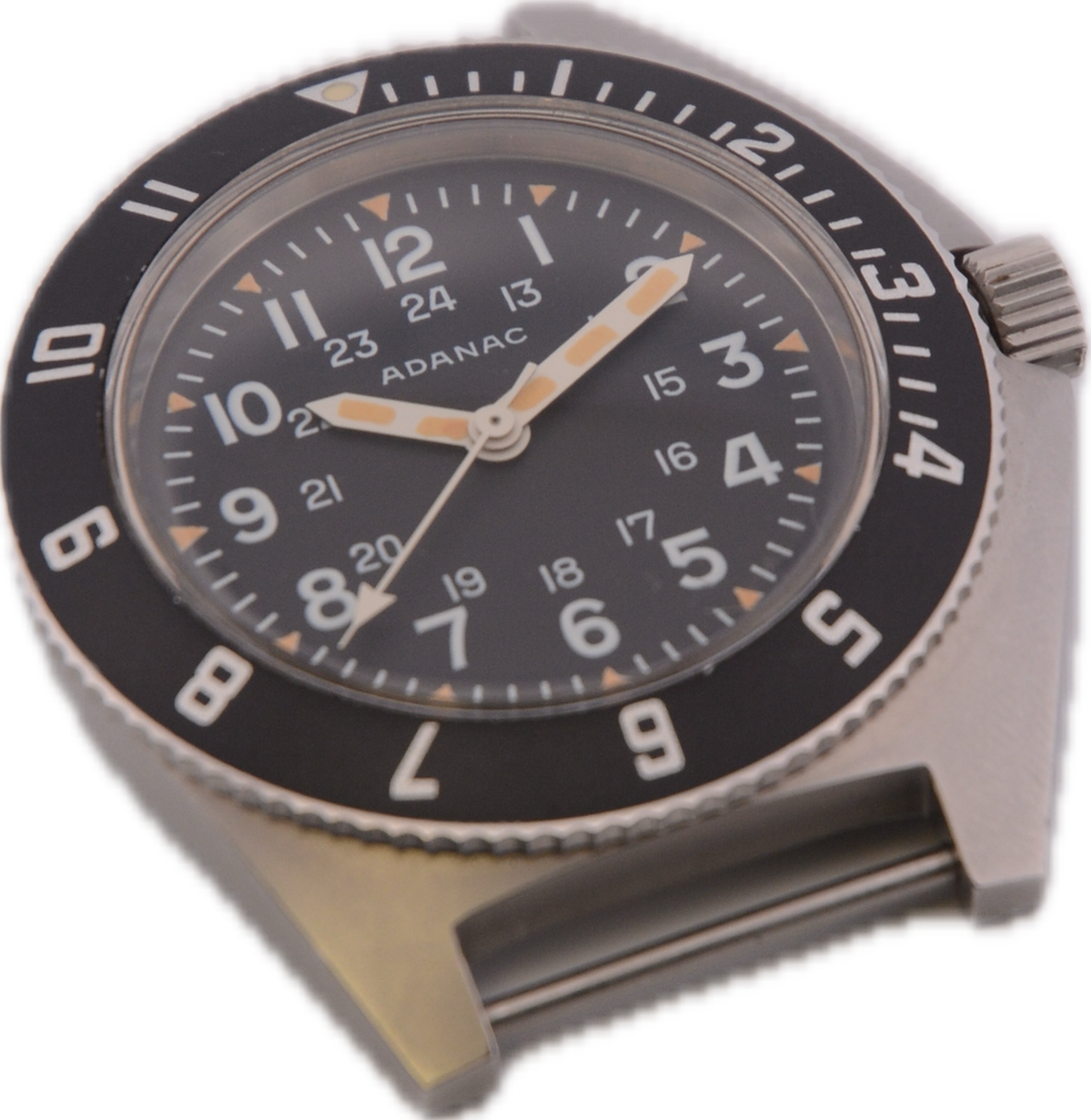 Vintage 1986 Gallet Adanac Military Navigator Men's Quartz Wristwatch ...