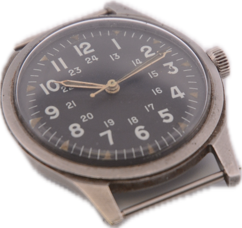 Vintage 34mm 1964 Benrus Military DA4/B0-07760 Men's Mechanical Wristw ...